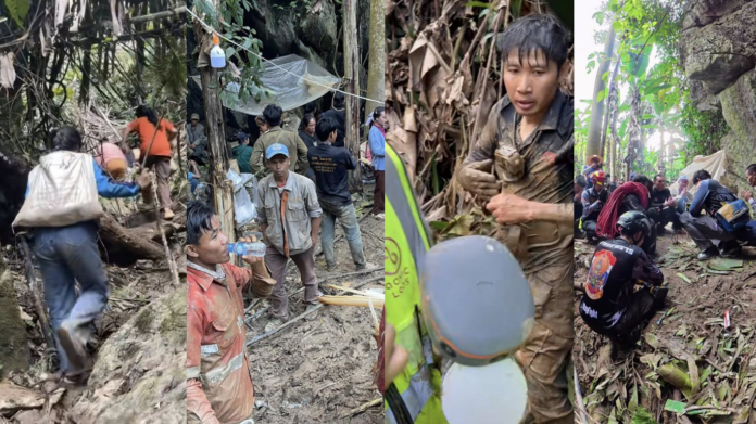 Seven Villagers Remain Trapped in Xaysomboun Cave Amid Alleged Illegal ...